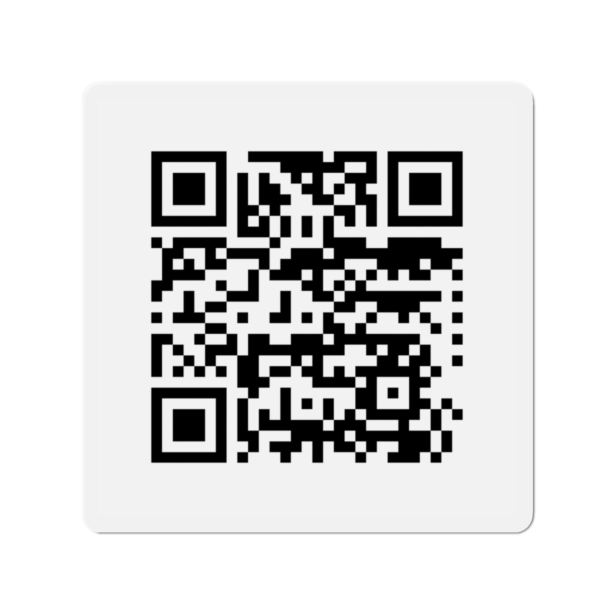 Custom QR Code Die-cut Magnets Business Material Promo Item Company ...