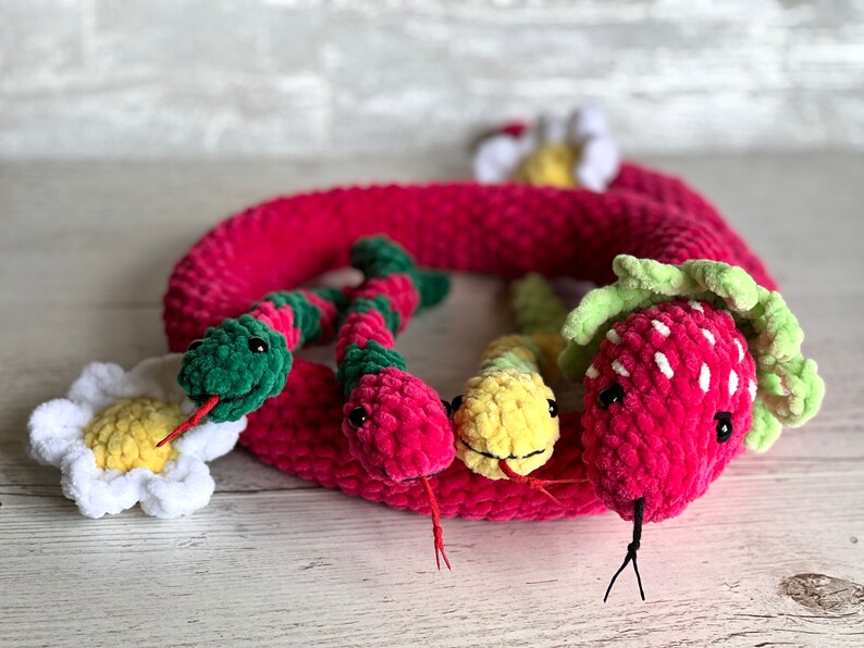 Snake Plush CROCHET PATTERN Pdf Snake Keychain Handmade - Etsy
