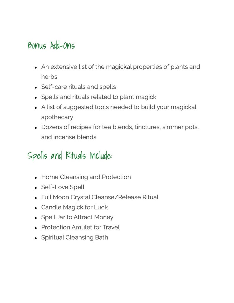 Plant Magick: A Green Witch's Guide to Harnessing the Power of Plants ...