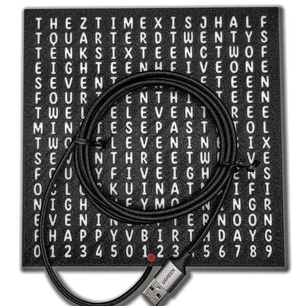 English Led Word Clock - Etsy