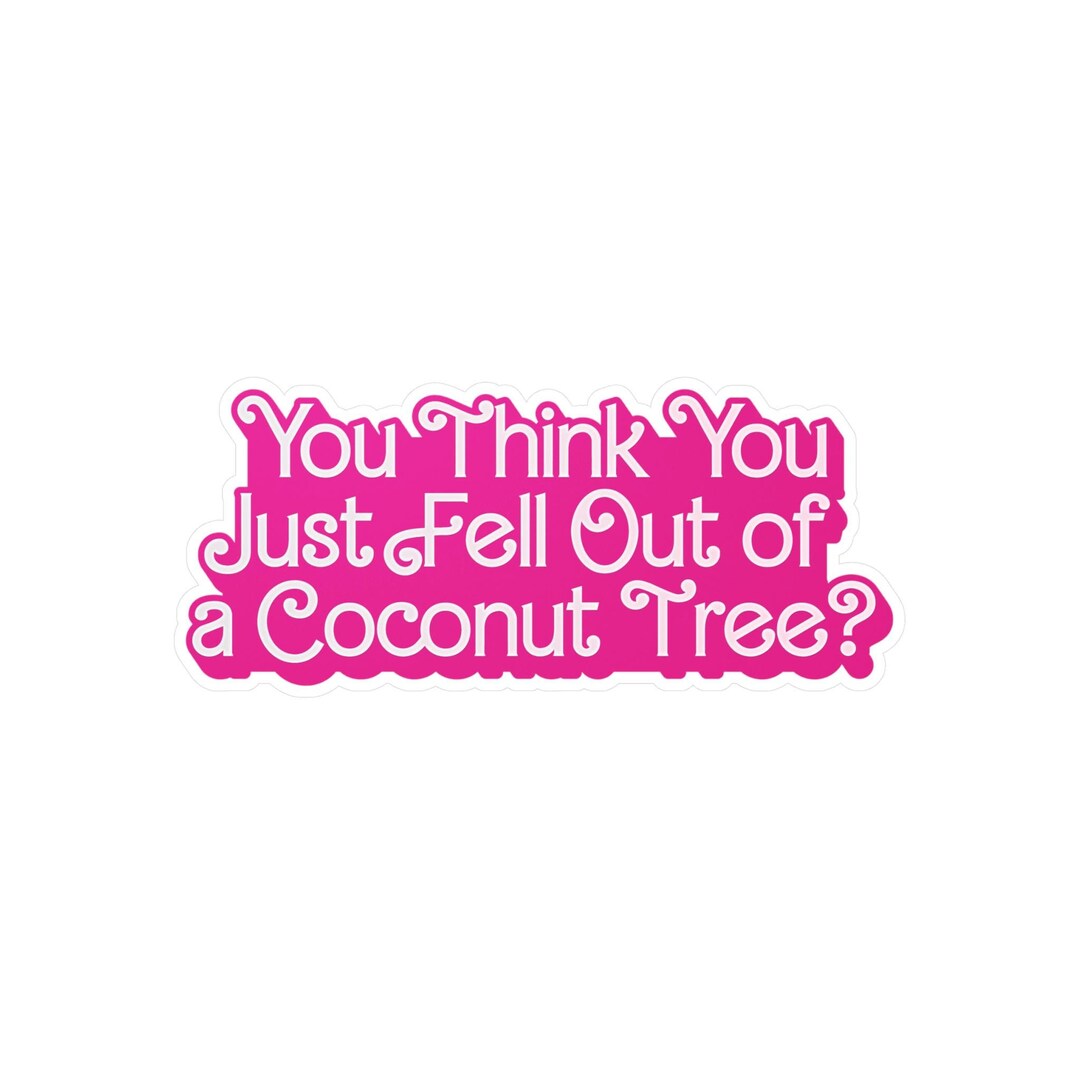 Coconut Tree Kamala Quote Sticker Harris Walz 2024 - Etsy