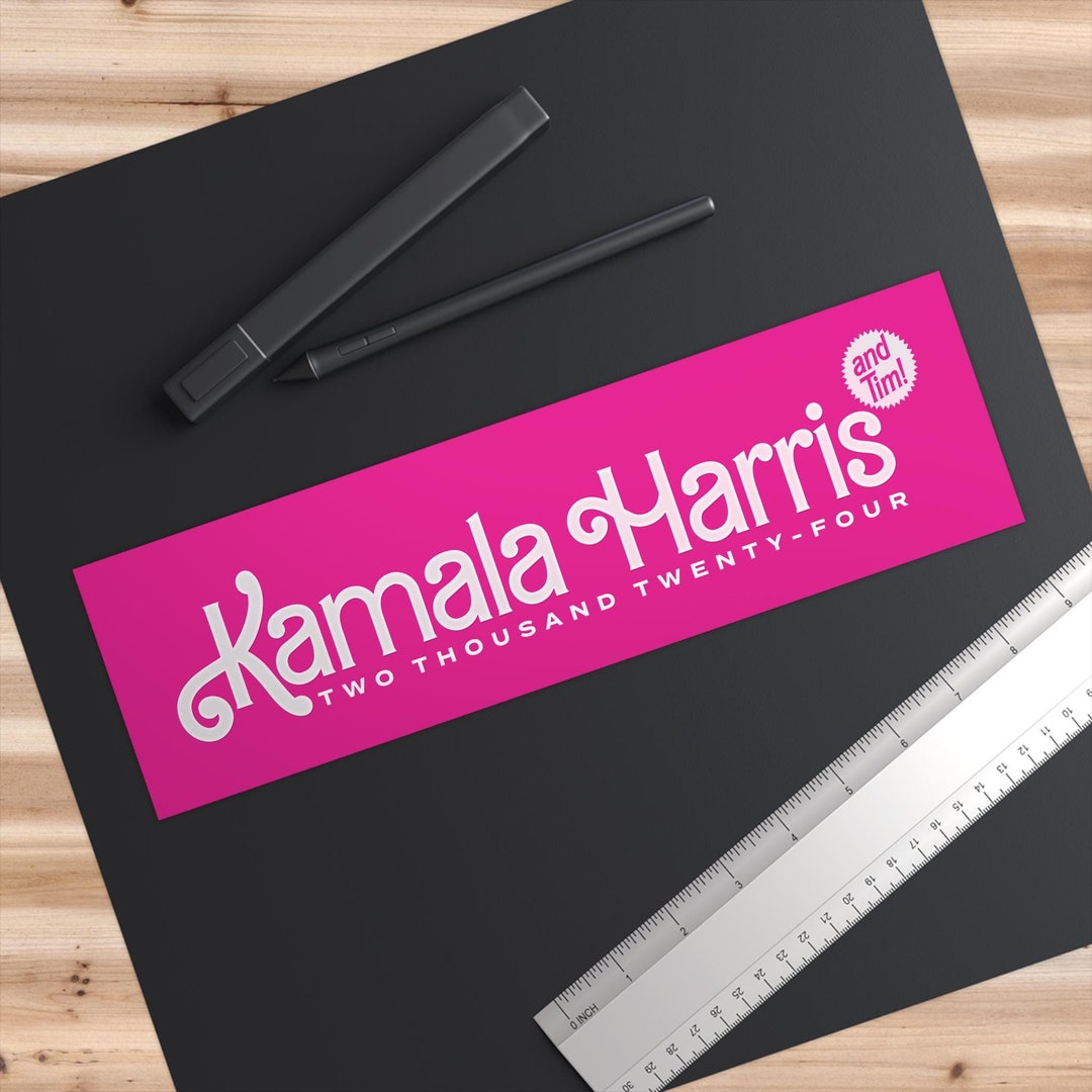Car Bumper STICKERS Kamala Harris and Tim Harris Walz 2024 - Etsy