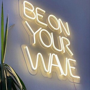 Custom Aesthetic Decor, Acrylic Name Signs, Wall LED Decor ...
