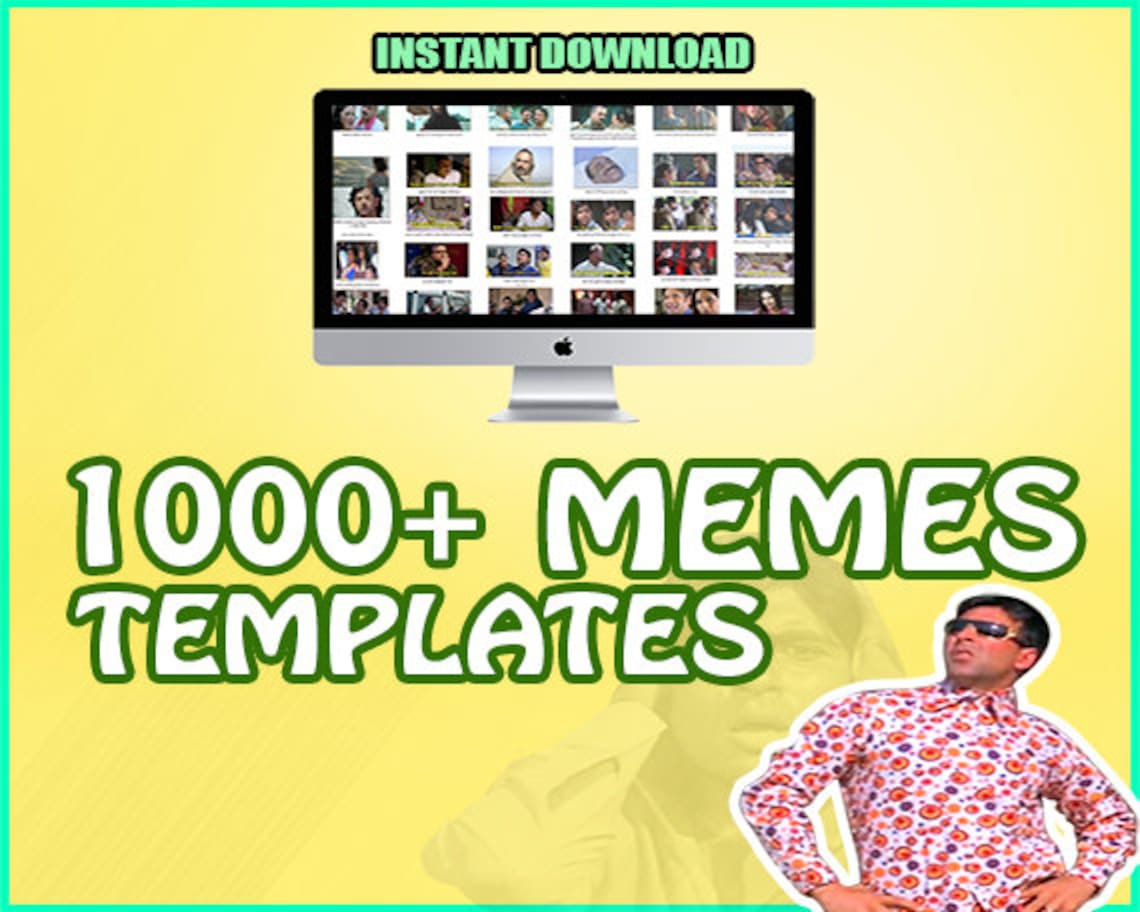 1000 MEMES Templates Bundle - Etsy