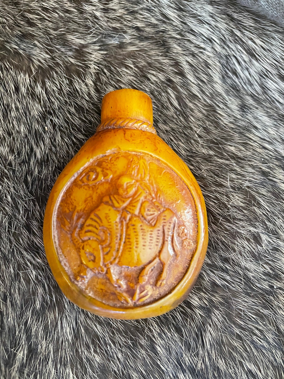 Yellow Snuff Bottle Qing Dynasty - Etsy