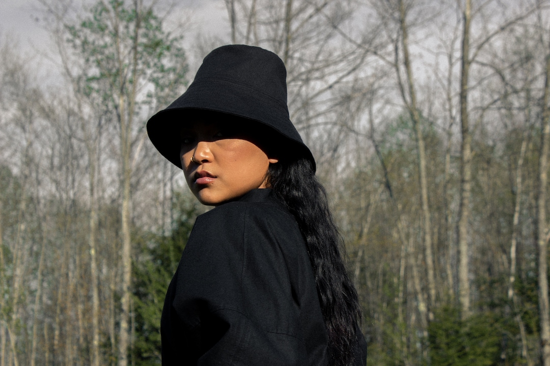 Moon Bucket Hat Organic Oversized Brim Bucket Hat Emroidered - Etsy