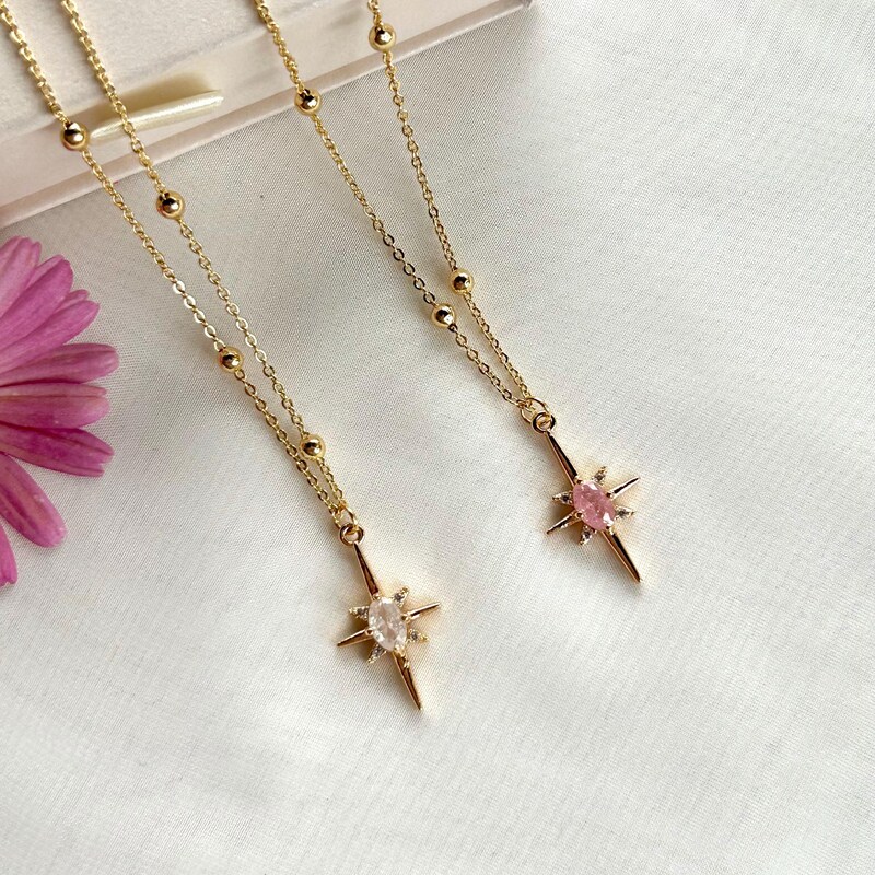 Pink Gold Star - Etsy
