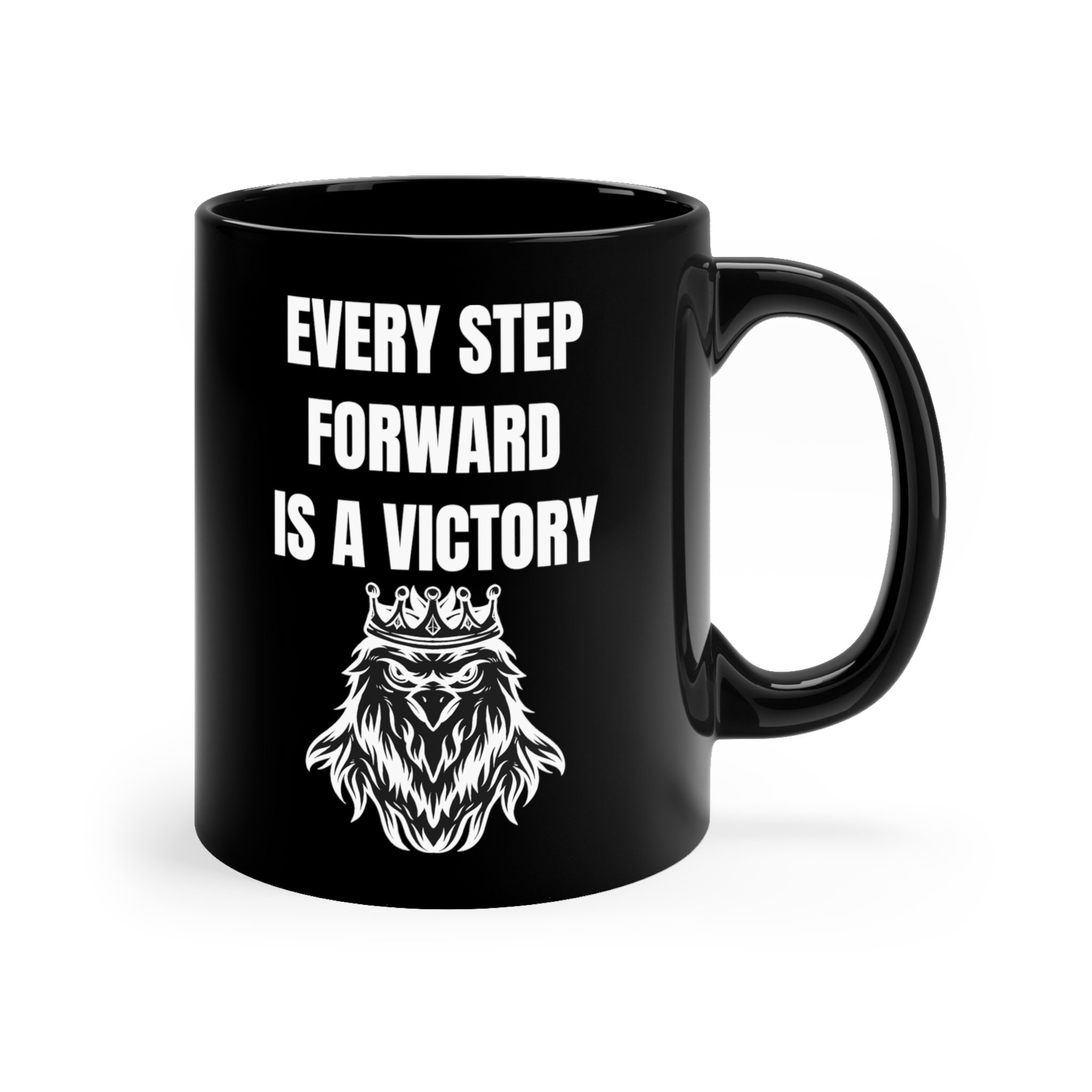 Soar to Success Every Step Forward is a Victory Inspirational Eagle Mug ...