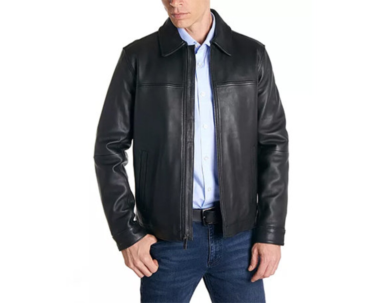 Men's Classic Leather Jacket, Men's Leather Jacket, Vintage Leather,90s ...