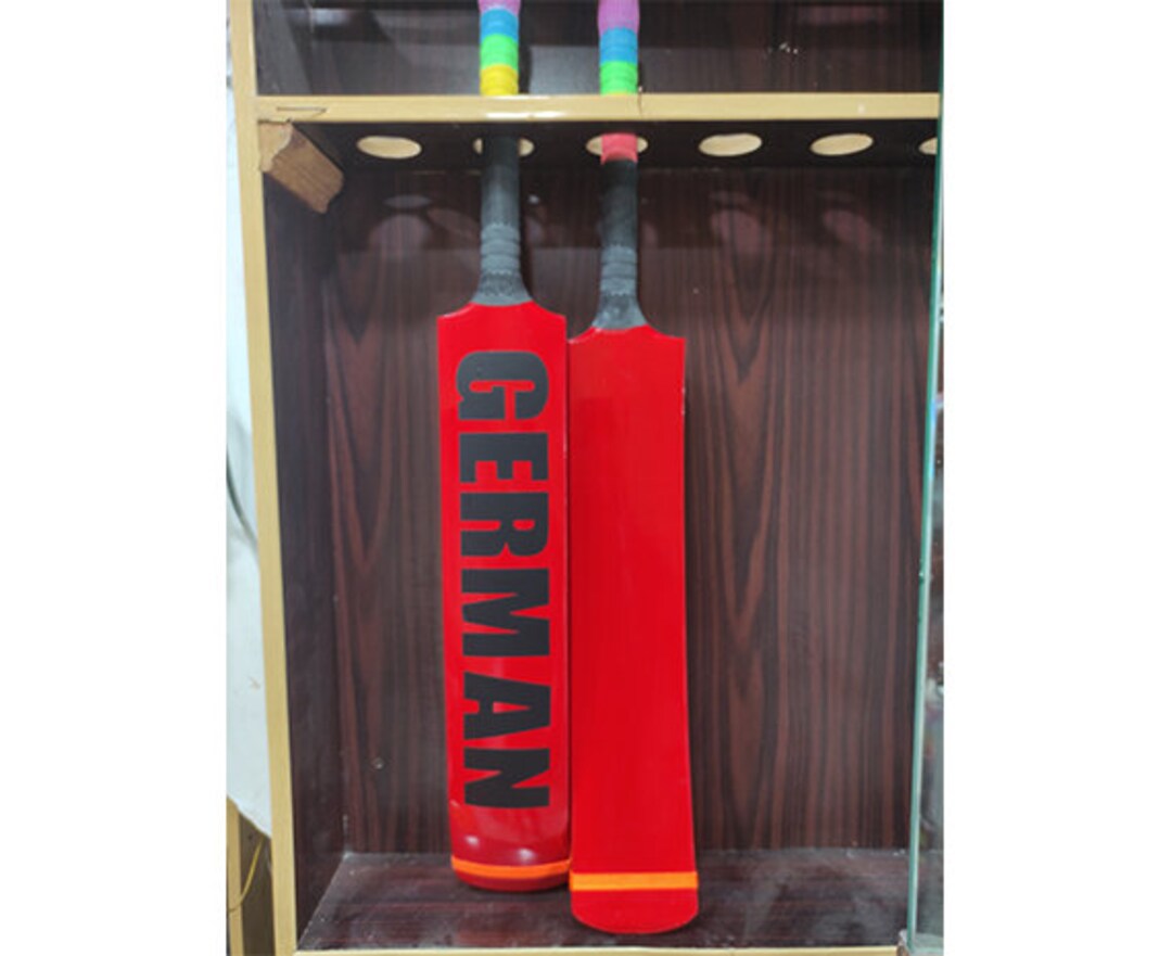 Cricket Tennis Bat Coconut Willow Red Color Lightweight With Full ...