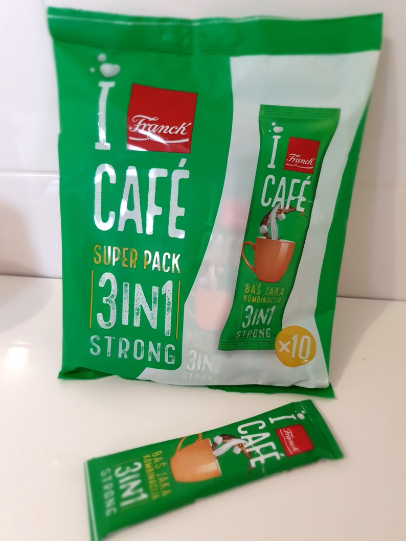 Instant Coffee 40 Sachets, Croatian Best Coffee, Franck 3in1, Instant ...