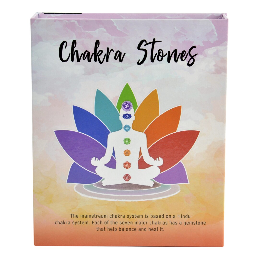 Chakra Gem Stones Gemstones Kit Crystals Healing Reiki Meditation ...