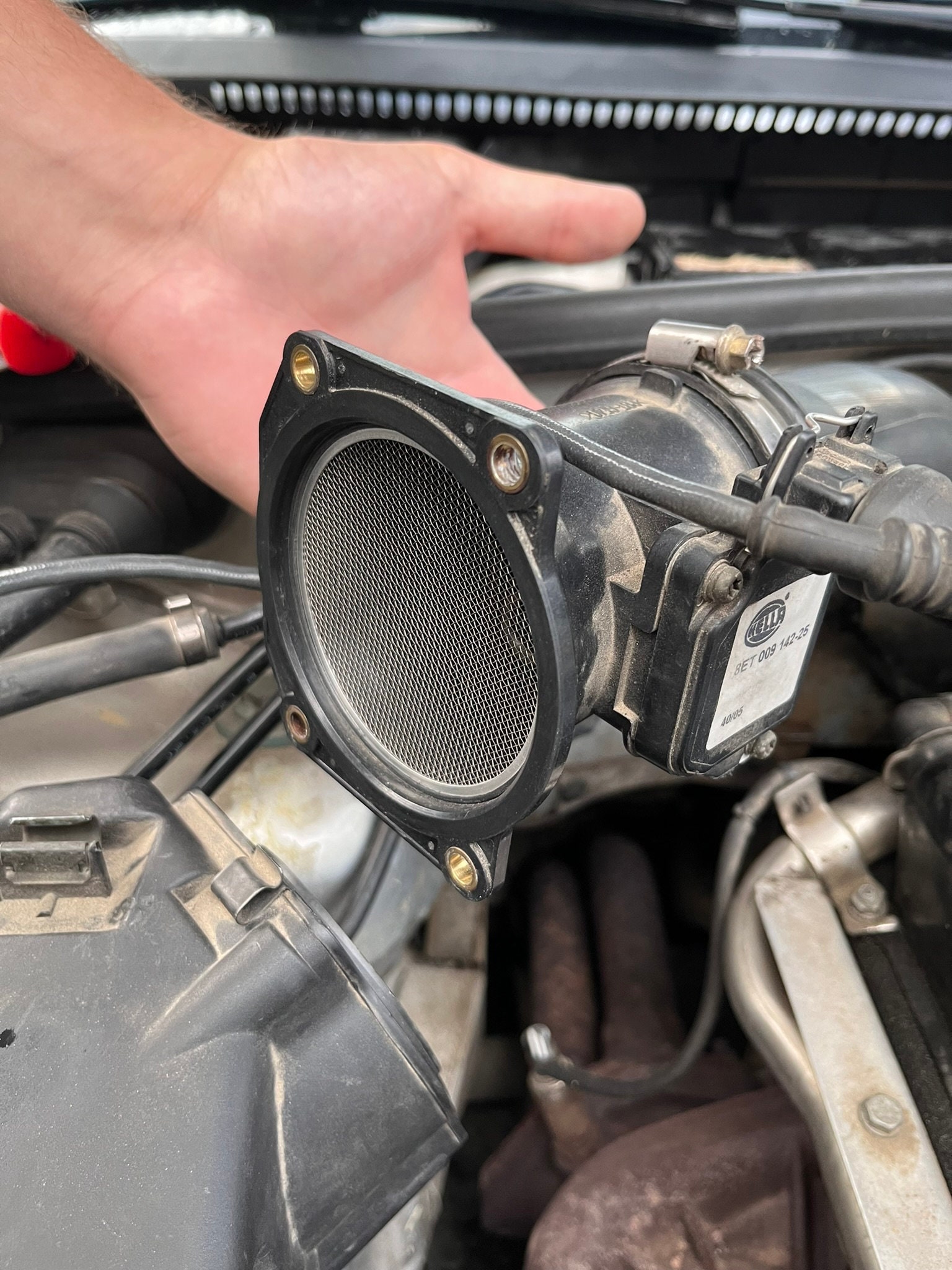 MAF - Mass Air Flow Sensor Adapter for Cold Intake Air Filter - VW ...