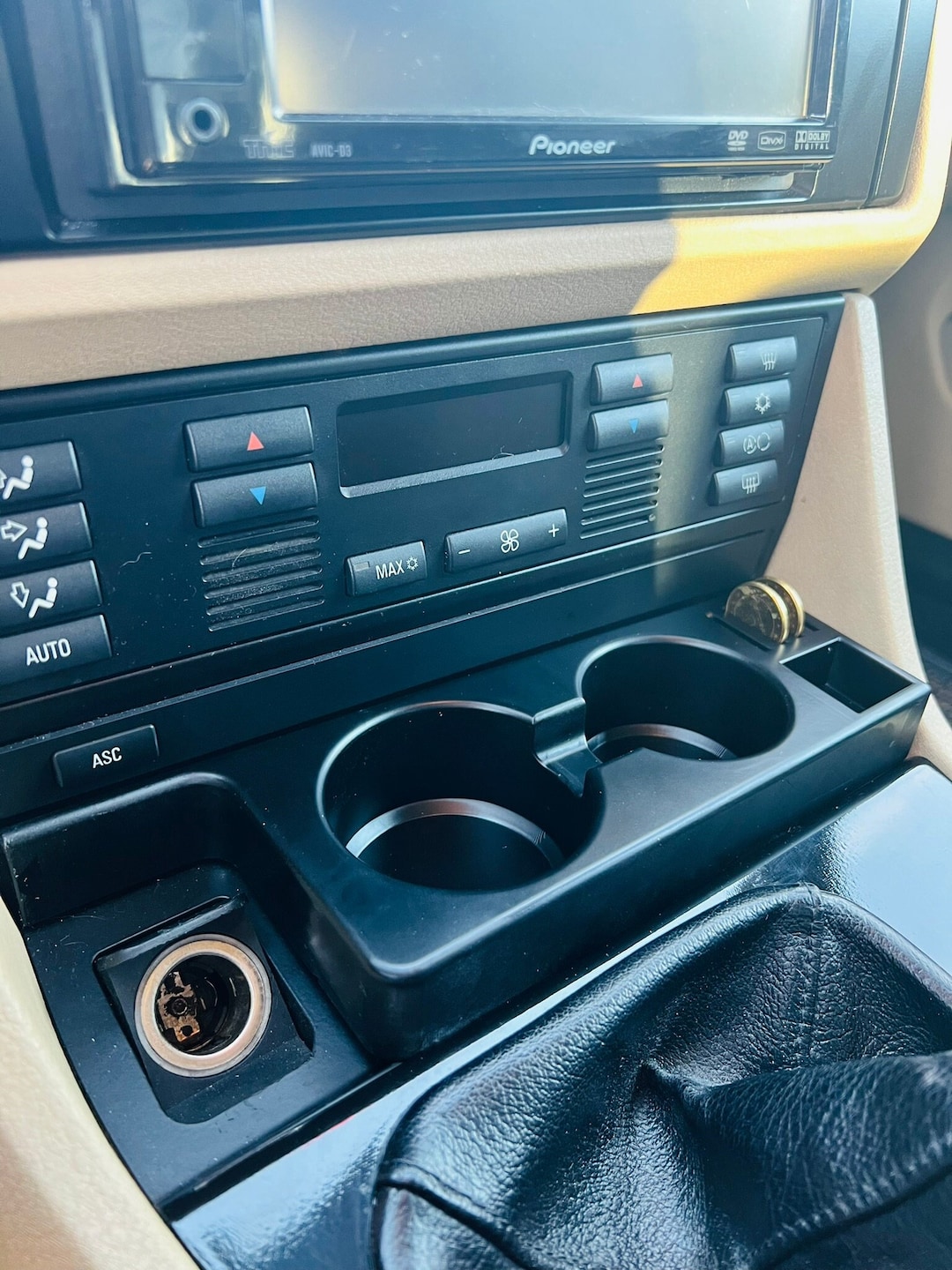 BMW Series 5 E39 Premium Dual Cup Holder in Center Console Storage ...