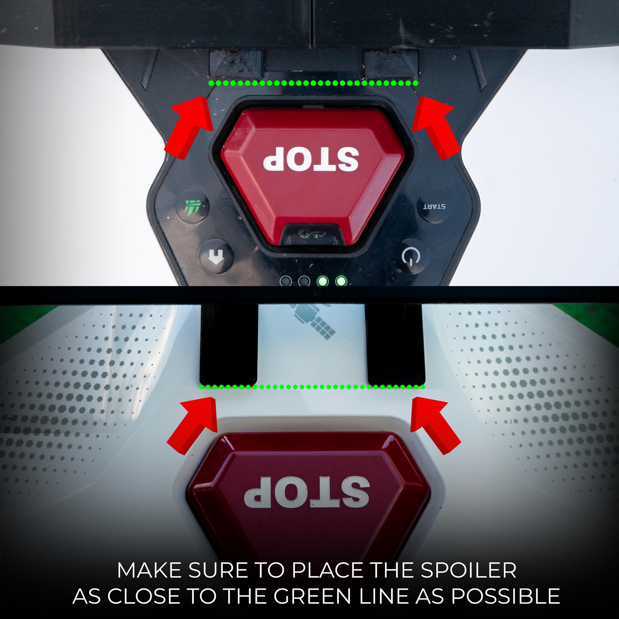 Mammotion Luba 1/2/2x/mini & Yuka/yuka Mini Decorative Rear Spoiler ...