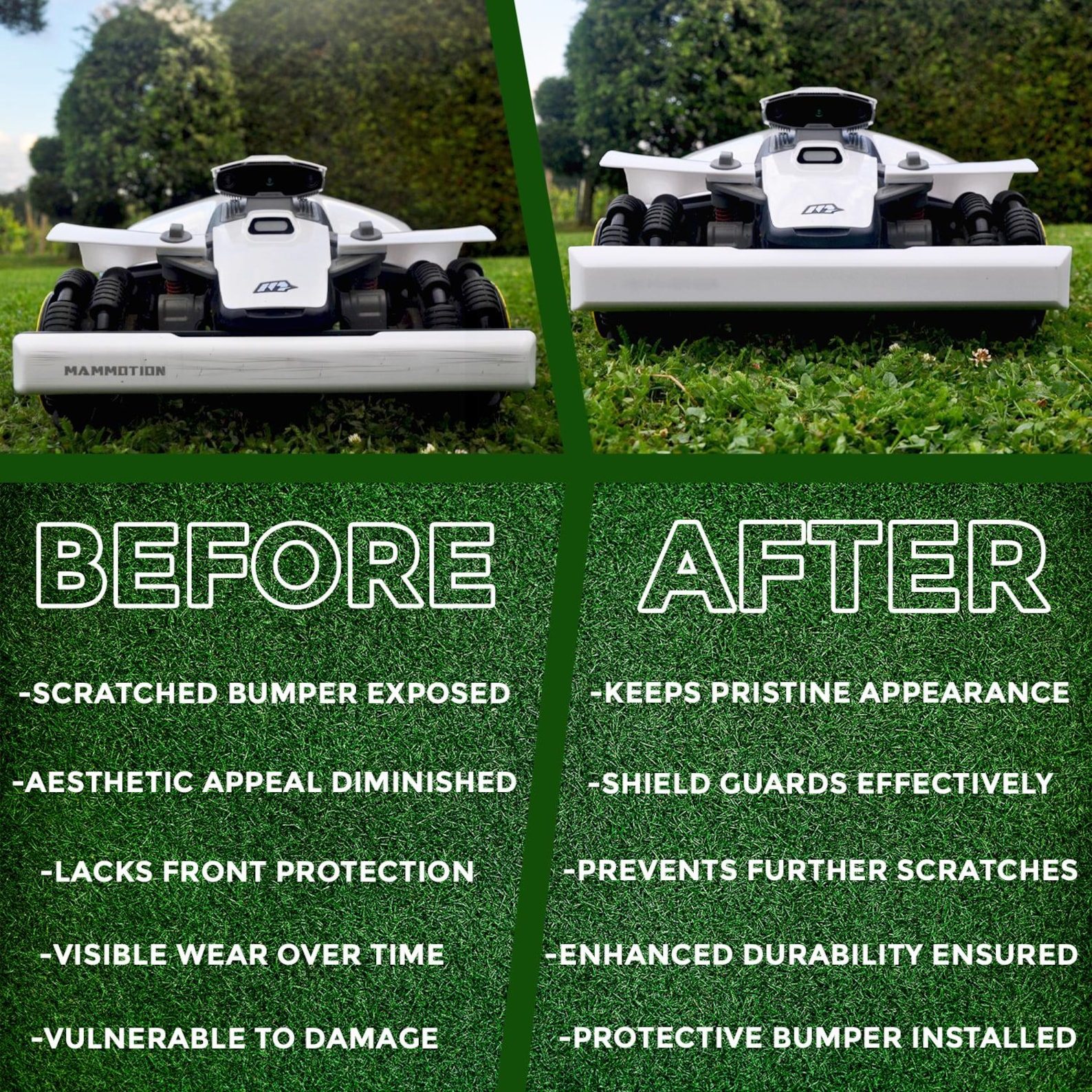 Mammotion Luba Mini Front Bumper Cover + FREE GIFT - in One Piece ...