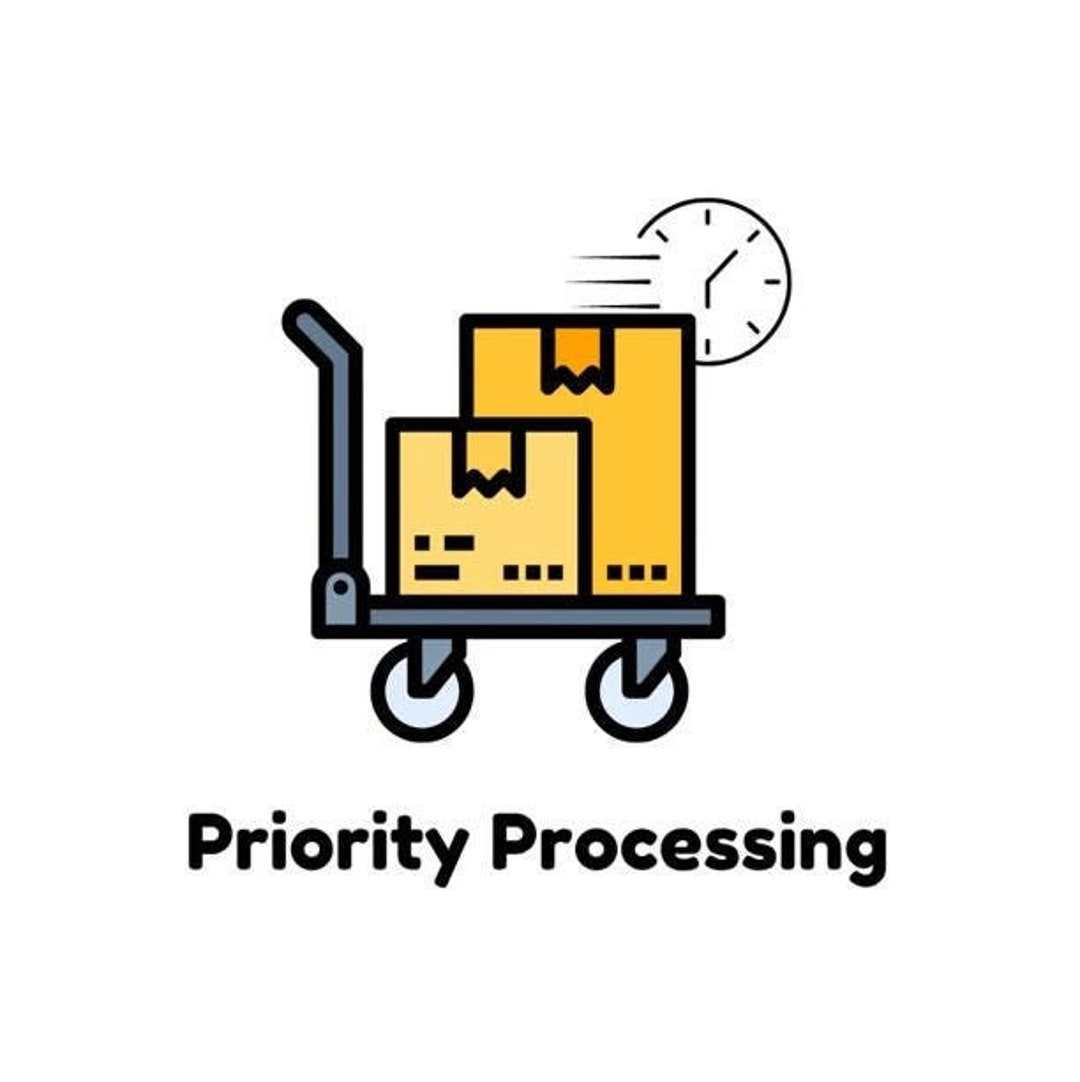 Priority Processing by EXACT DESIGNS - Etsy