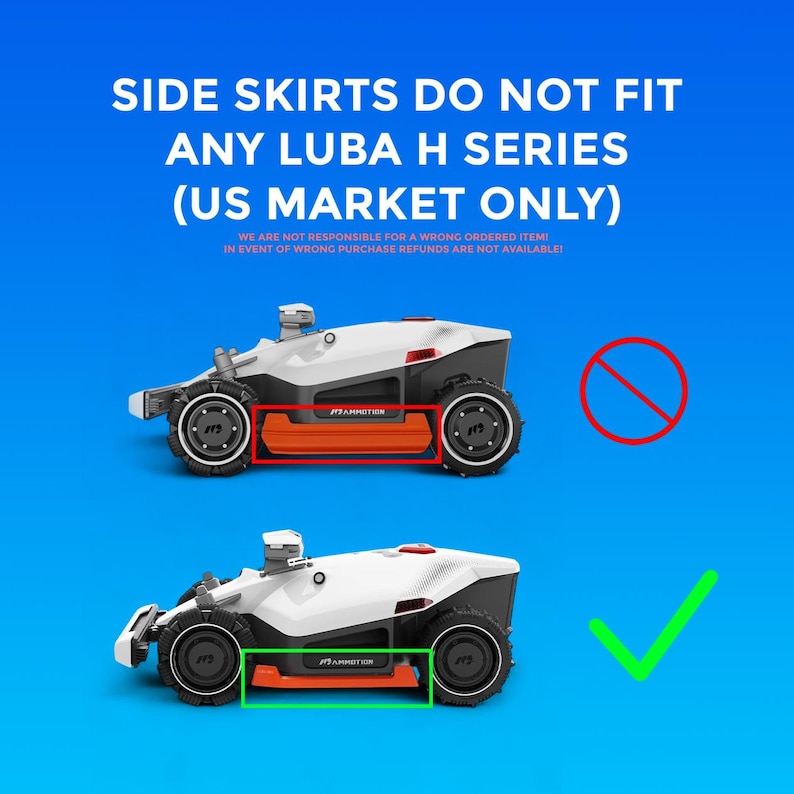 Mammotion Luba 2 AWD 3000X/5000X/10000X Accessories KITS V2.0 + Free ...