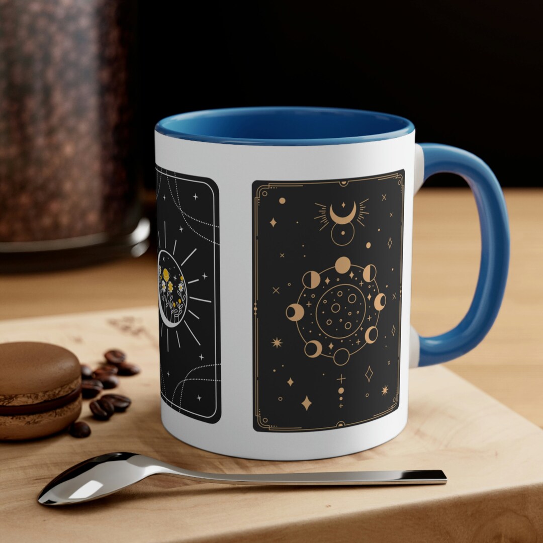 Tarot Card Mug Unique Coffee Mug Oracle Mug Tarot Coffee - Etsy