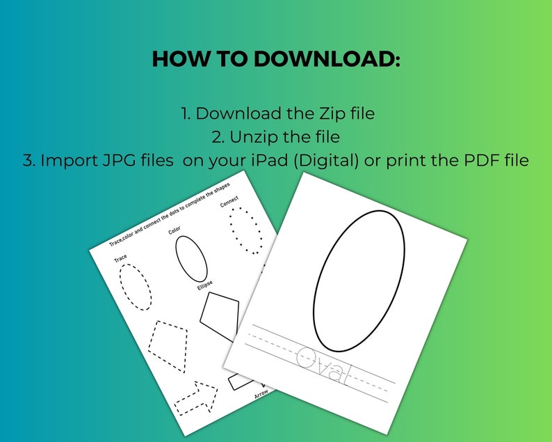 Printable Shape Tracing and Colouring Worksheets, Worksheets for Kids ...