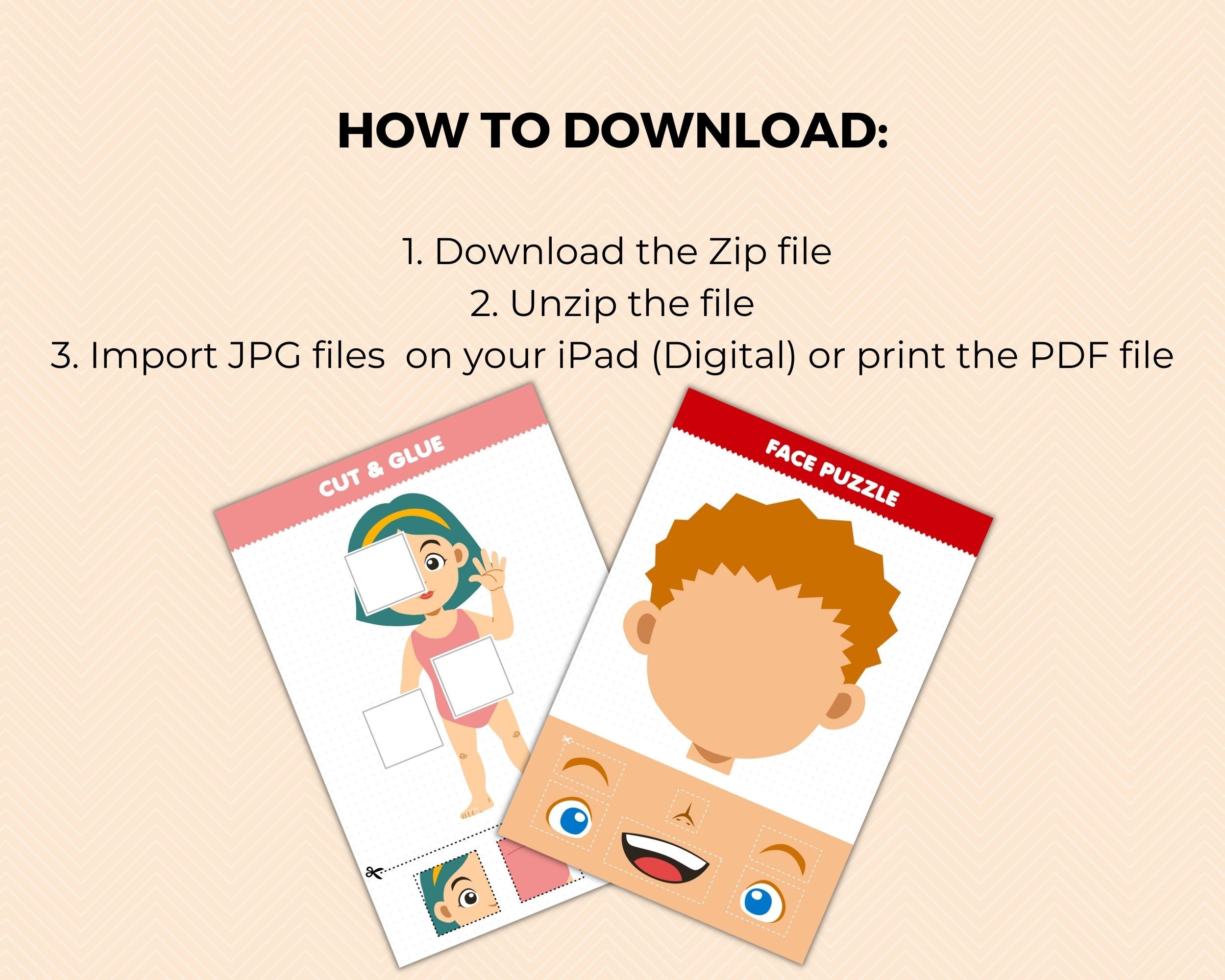 Body Parts Matching Worksheet Activities, Printable Curriculum Helper ...