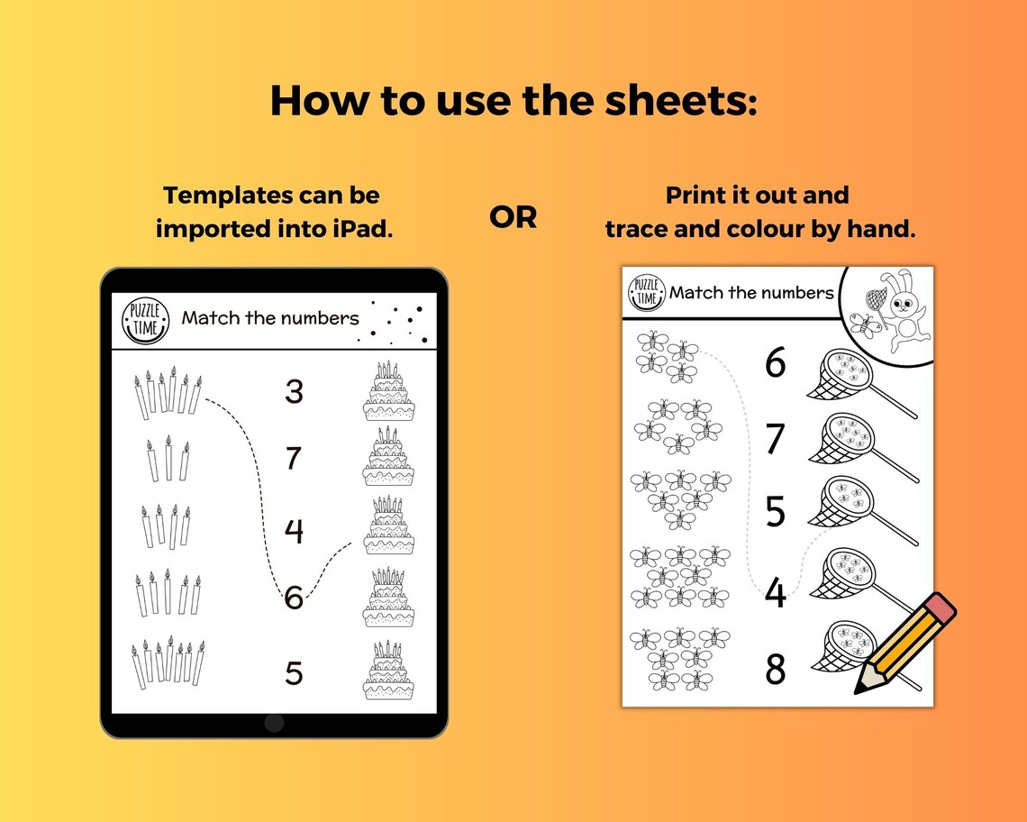 Kindergarten Math Worksheets, Picture Addition, Printable, Digital ...