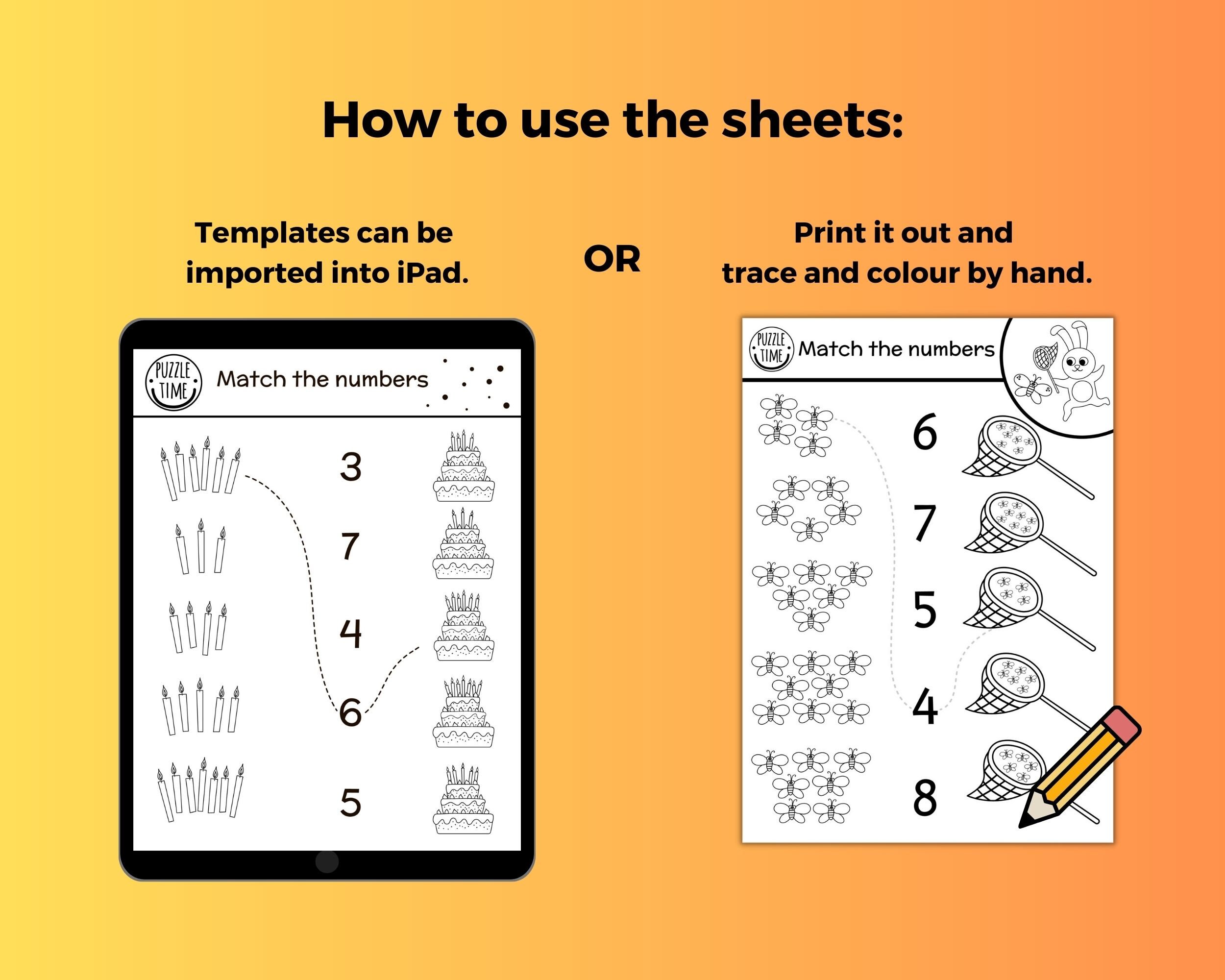 Kindergarten Math Worksheets, Picture Addition, Printable, Digital ...