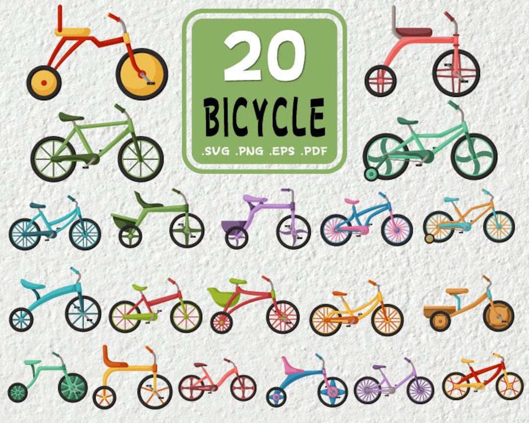 Fahrrad-Svg-Bundle, Fahrrad-Svg, Fahrrad-Clipart, Mountainbike-Svg ...