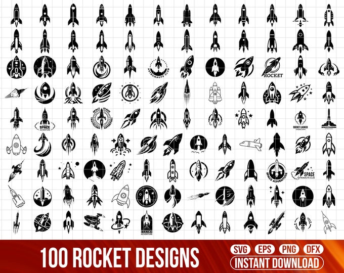 Spacecraft SVG, Space Shuttle SVG, Rocket Svg, Rocket Ship Svg, Rocket ...