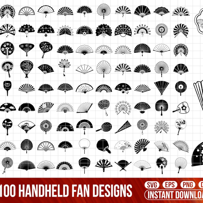 Lace Fan Svg - Etsy UK