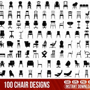 Chair Svg Bundle Chairs Svg Chair Cricut Chair Clipart Chair Vector ...