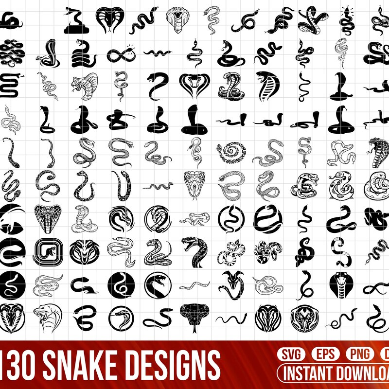 Snake Svg - Etsy