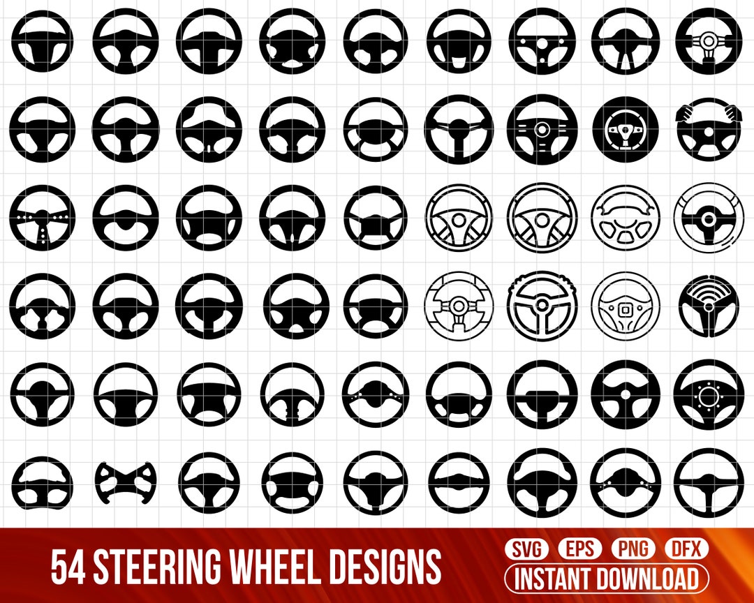 Steering Wheel SVG, Car Steering Wheel, Steering Wheel Vector, Car ...