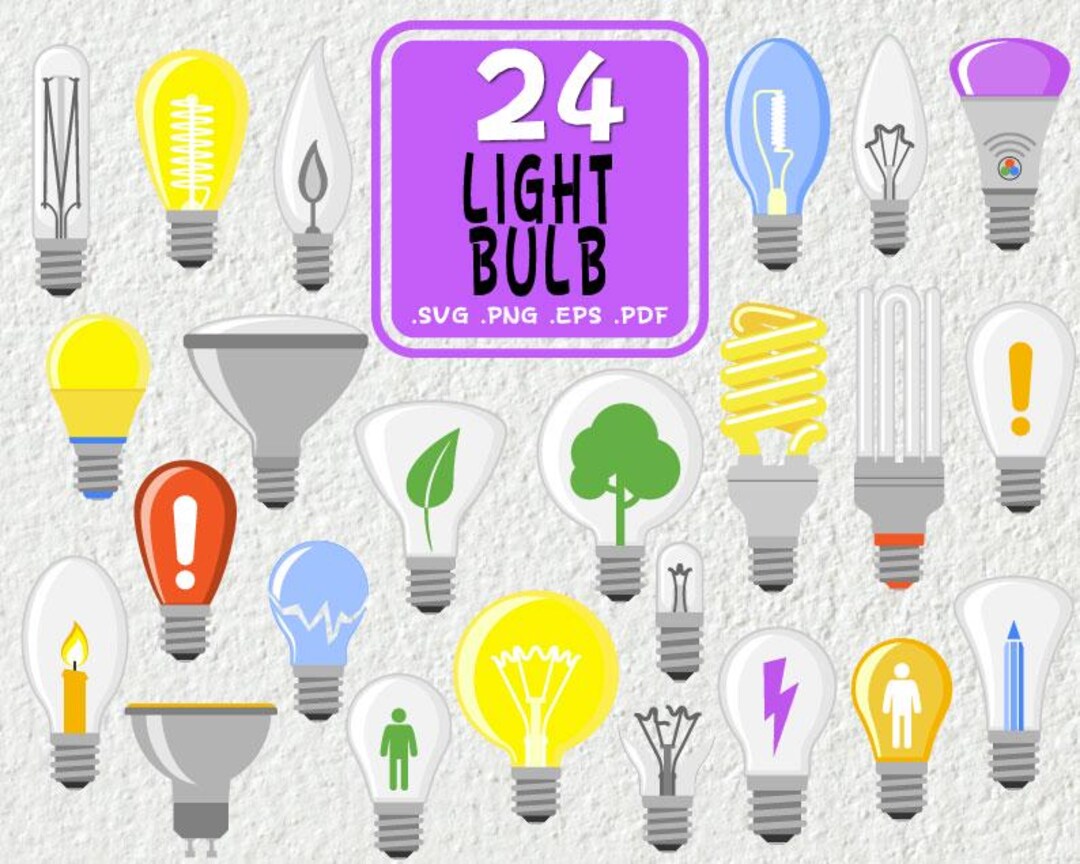 Light Bulb SVG, Coil Svg, Light Bulb Cricut, Incandescent Svg, Clip Art ...