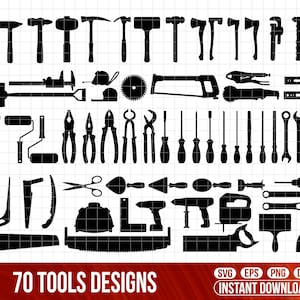 Tools Svg Bundle, Mechanic Tools Svg, Wrench Svg, Hand Tool Svg for ...