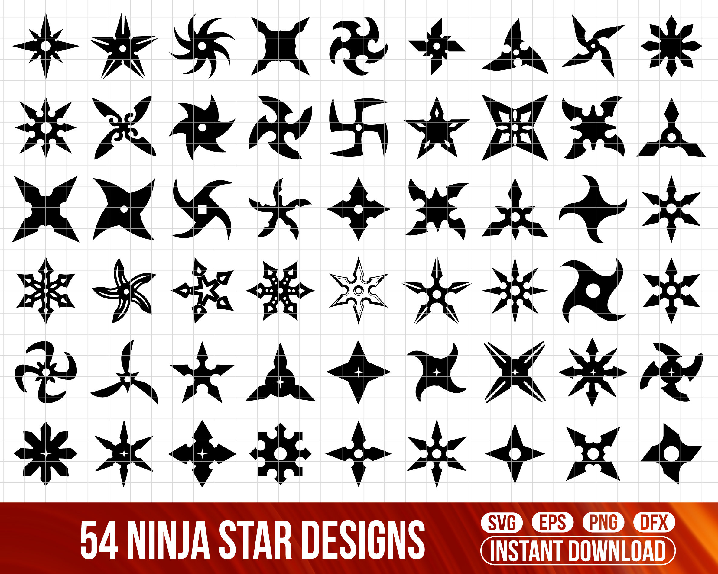 Ninja Star SVG , Shuriken Svg , Throwing Star Svg, Ninja SVG, Ninja ...