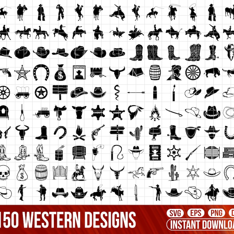 Western Svg - Etsy