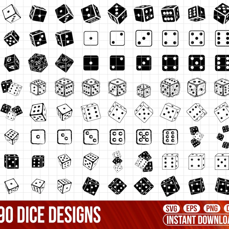 Dice Svg - Etsy