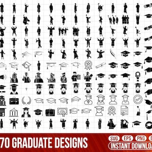 Graduate SVG, Graduate Silhouette,graduation SVG, Graduate Bundle Svg ...