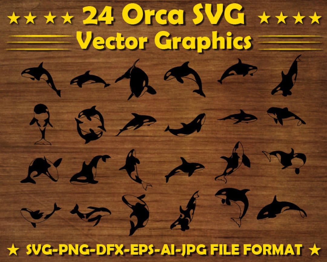 Orca SVG Bundle Orca SVG for Cricut Orca Png Orca Vector - Etsy