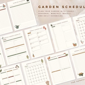 Ultimate Garden Planner Printable Gardening Log Flower Garden Tracker ...