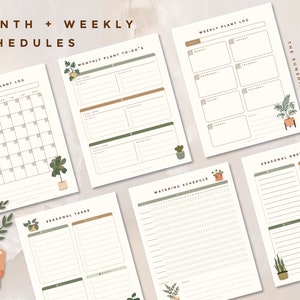 Ultimate House Plant Planner Printable Bundle Indoor Houseplant Garden ...