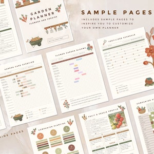 Ultimate Garden Planner Printable Gardening Log Flower Garden Tracker ...