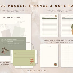 Ultimate Garden Planner Printable Gardening Log Flower Garden Tracker ...