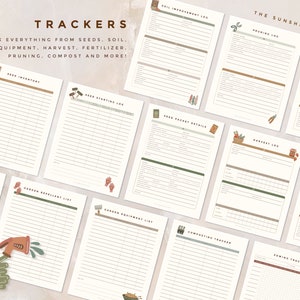 Ultimate Garden Planner Printable Gardening Log Flower Garden Tracker ...
