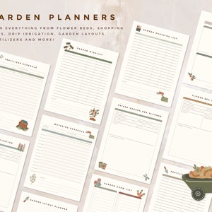 Ultimate Garden Planner Printable Gardening Log Flower Garden Tracker ...