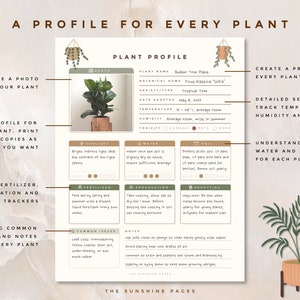 Ultimate House Plant Planner Printable Bundle Indoor Houseplant Garden ...