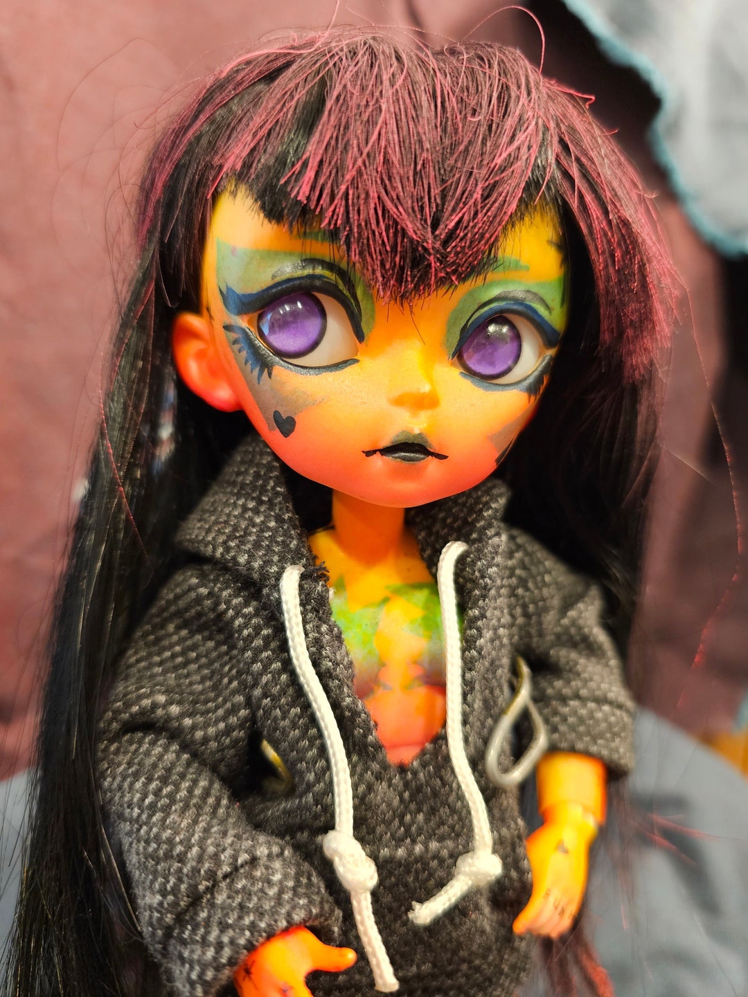 Balljoint BJD Doll Fairies Punk Art OOAK Resin Collectible Toy Doll ...