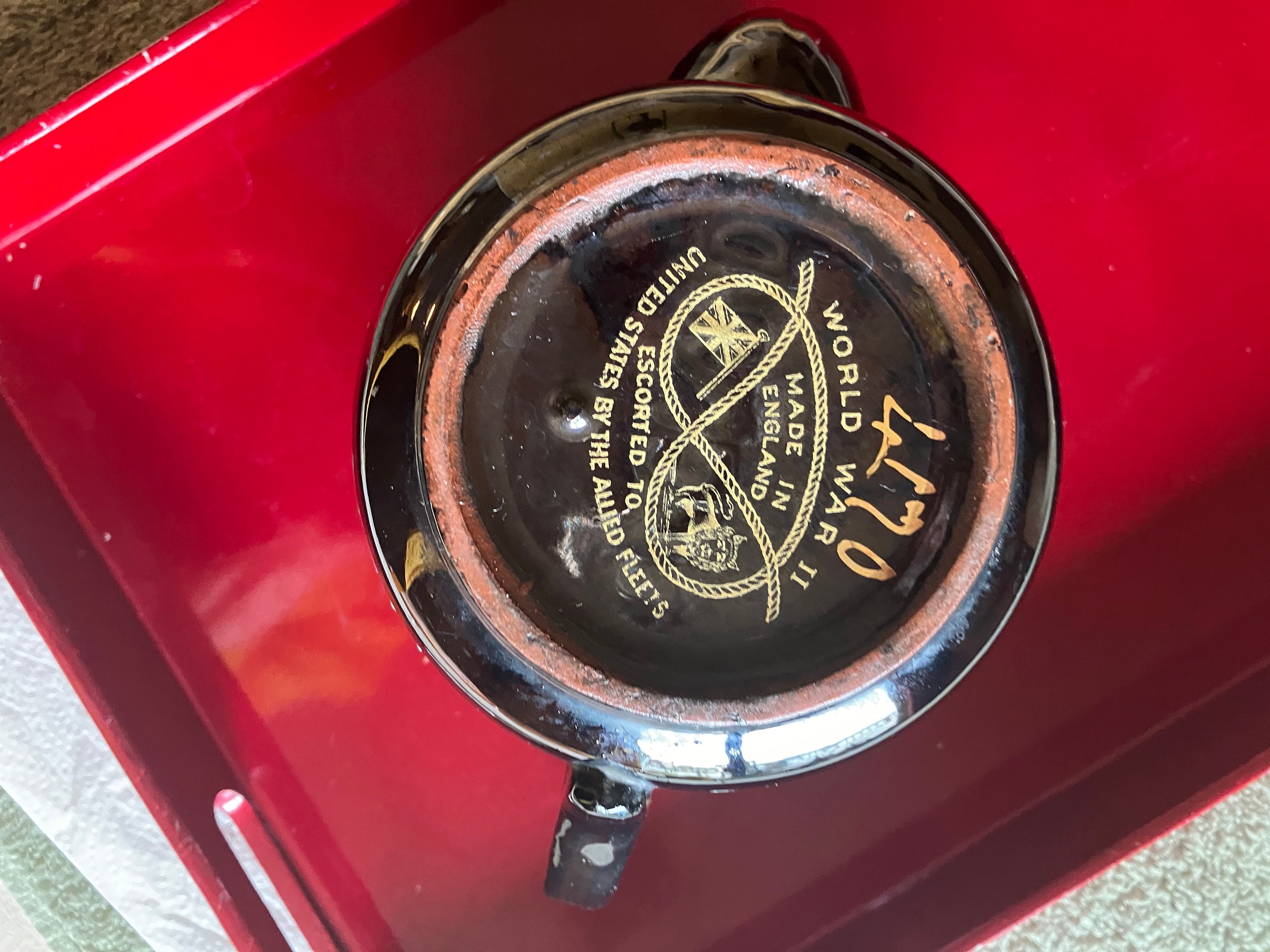 Antique Rare World War II Teapot Made in England Escorted to US by the ...