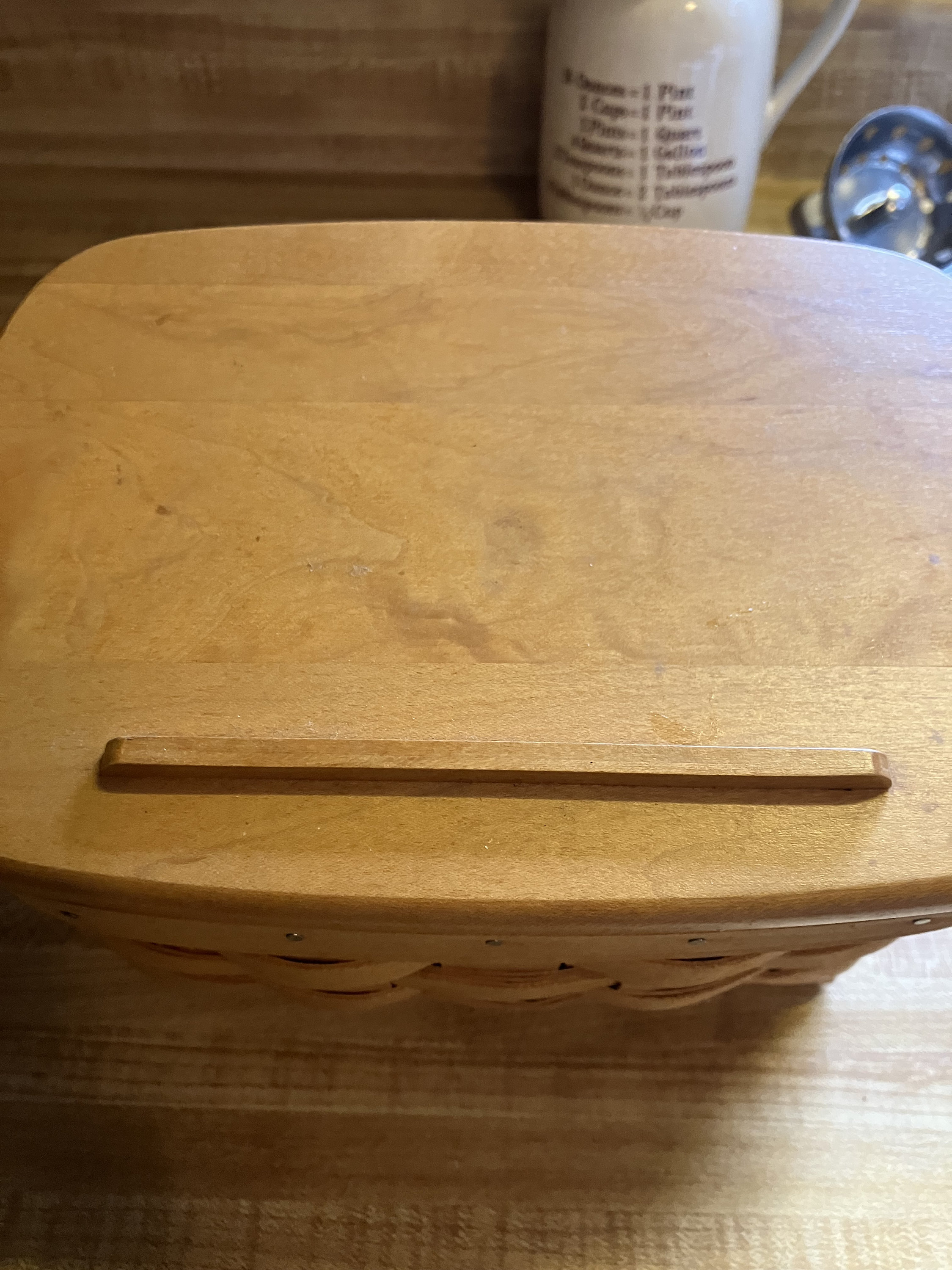 Vintage Handcrafted Longaberger Recipe Basket - Etsy